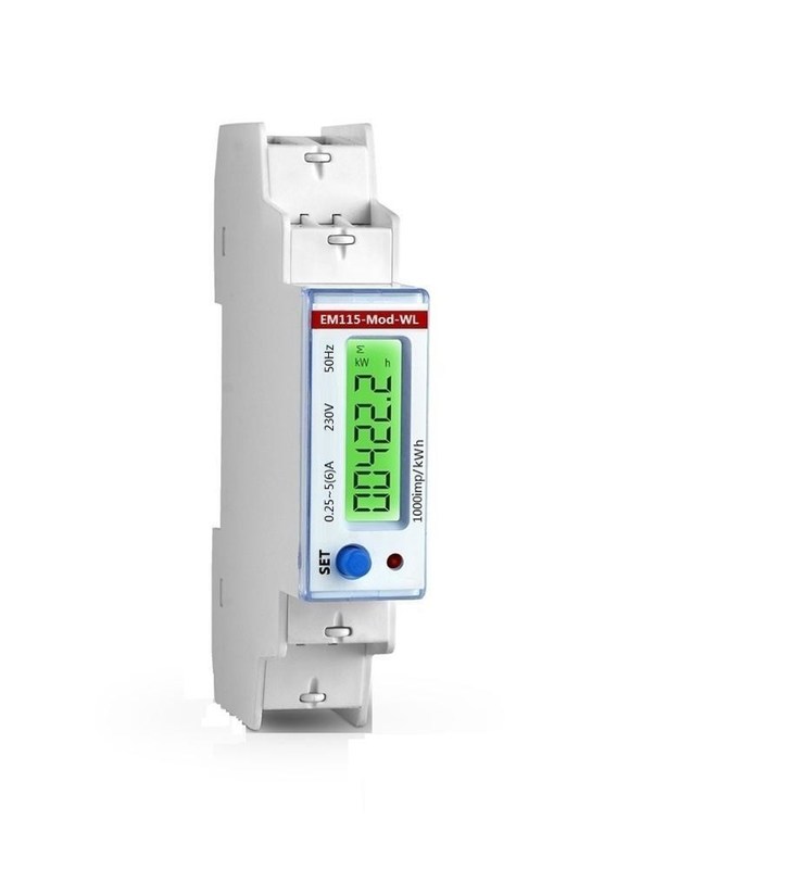 EM115-Mod-WL DC 230V 50Hz 5 45 A kwh meter voor digitale alleen Modbus ...